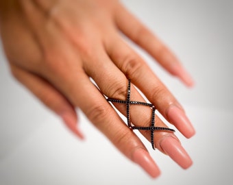 Full finger ring | Etsy