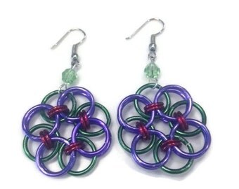 Chainmail flower | Etsy