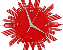 Unique acrylic clock related items | Etsy