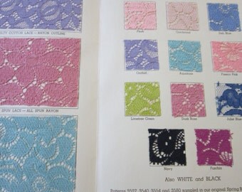 Fabric sample card | Etsy