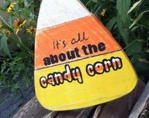 Unique candy corn sign related items | Etsy