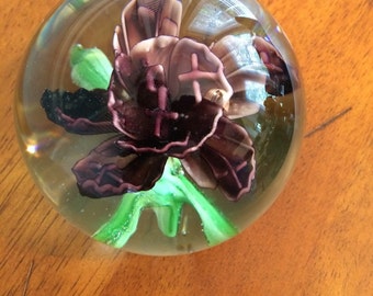 Purple paperweight | Etsy