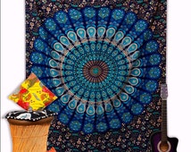 Unique mandala fabric related items | Etsy