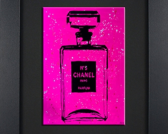 Framed chanel art | Etsy