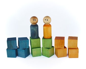 Unique stacking blocks related items | Etsy