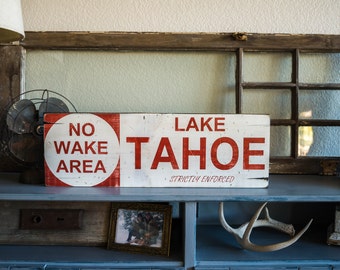 Lake tahoe sign | Etsy
