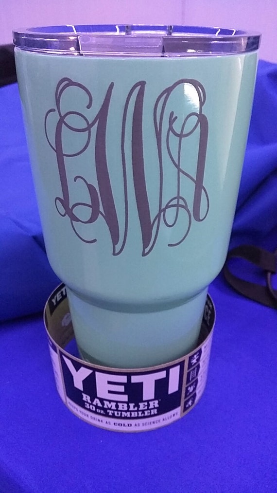 Precision Laser Engraved Yeti Rambler 30oz Cups