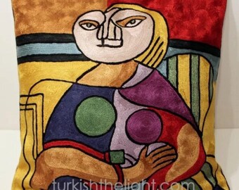 Picasso pillow | Etsy