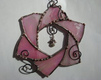 Stained Glass Abstract Christmas Tree by glassartstudios on Etsy