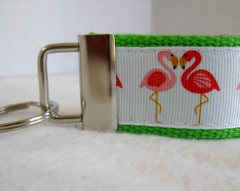 Christian Mini Key Fob Hot PINK Key Chain by CreativeJenV