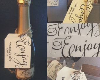 Champagne tags | Etsy