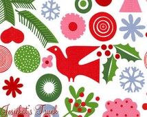 Unique vintage santa fabric related items | Etsy