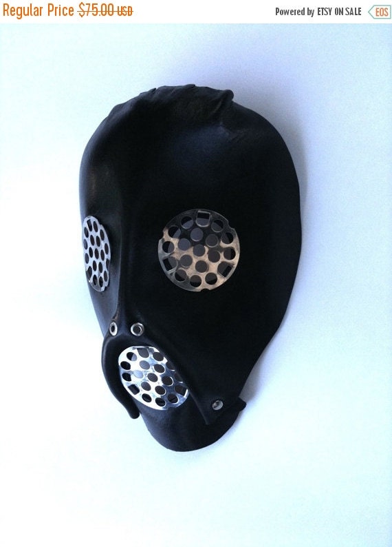 ON SALE Death Squad 3 Leather Mask by mrhydesleather on Etsy
