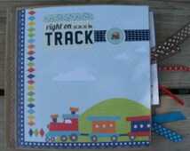 Unique train scrapbook related items | Etsy