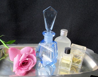 Blue perfume bottles | Etsy