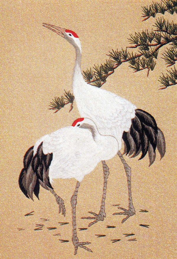 Tokyo Bunka Shishu 253 Two Cranes Japanese Punch Embroidery