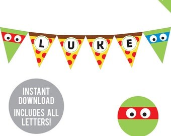 Tmnt letters | Etsy