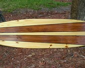 Wood Surfboard Wall Art Beach and Tropical Home Decor by decosurf