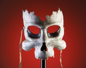 Leather skull mask | Etsy