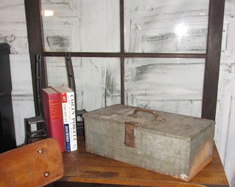 Galvanized tool box | Etsy