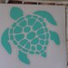 Sea Turtle or Scallop Shell Vinyl Decal Beach Decal Shell