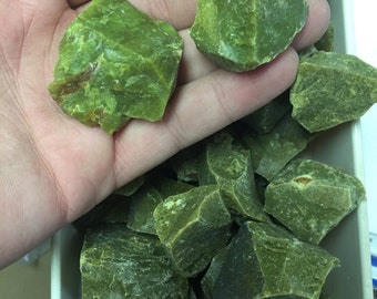 Rough green opal | Etsy