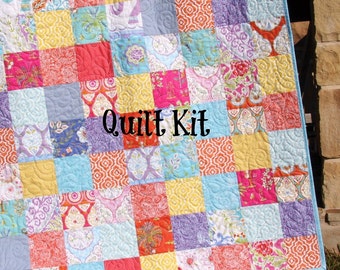 Fresh Cut Quilt Kit Basic Grey Moda Fabrics Precut Squares