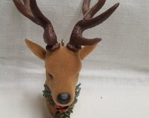 Unique reindeer ornament related items | Etsy
