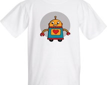 Unique robot shirt related items | Etsy