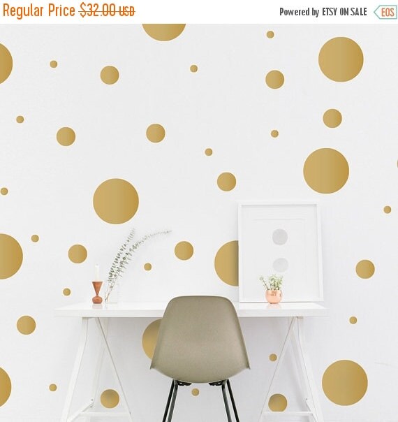 ON SALE Multi-size Polka Dot Wall Pattern Decal by danadecals
