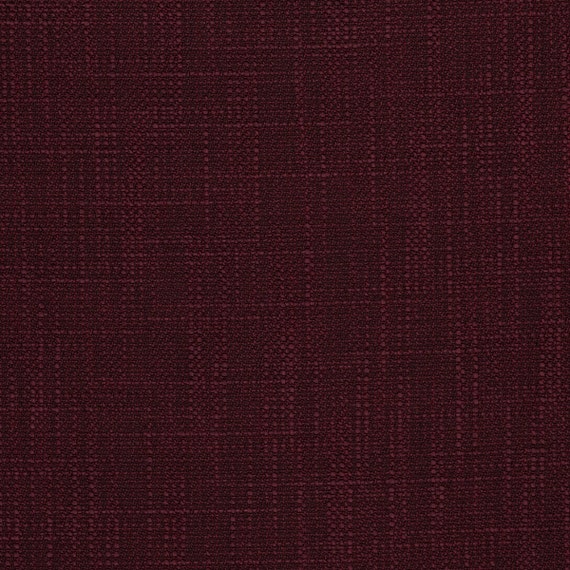 Burgundy Upholstery Fabric Woven Solid Color Fabric for