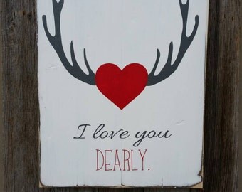 I love you dearly | Etsy