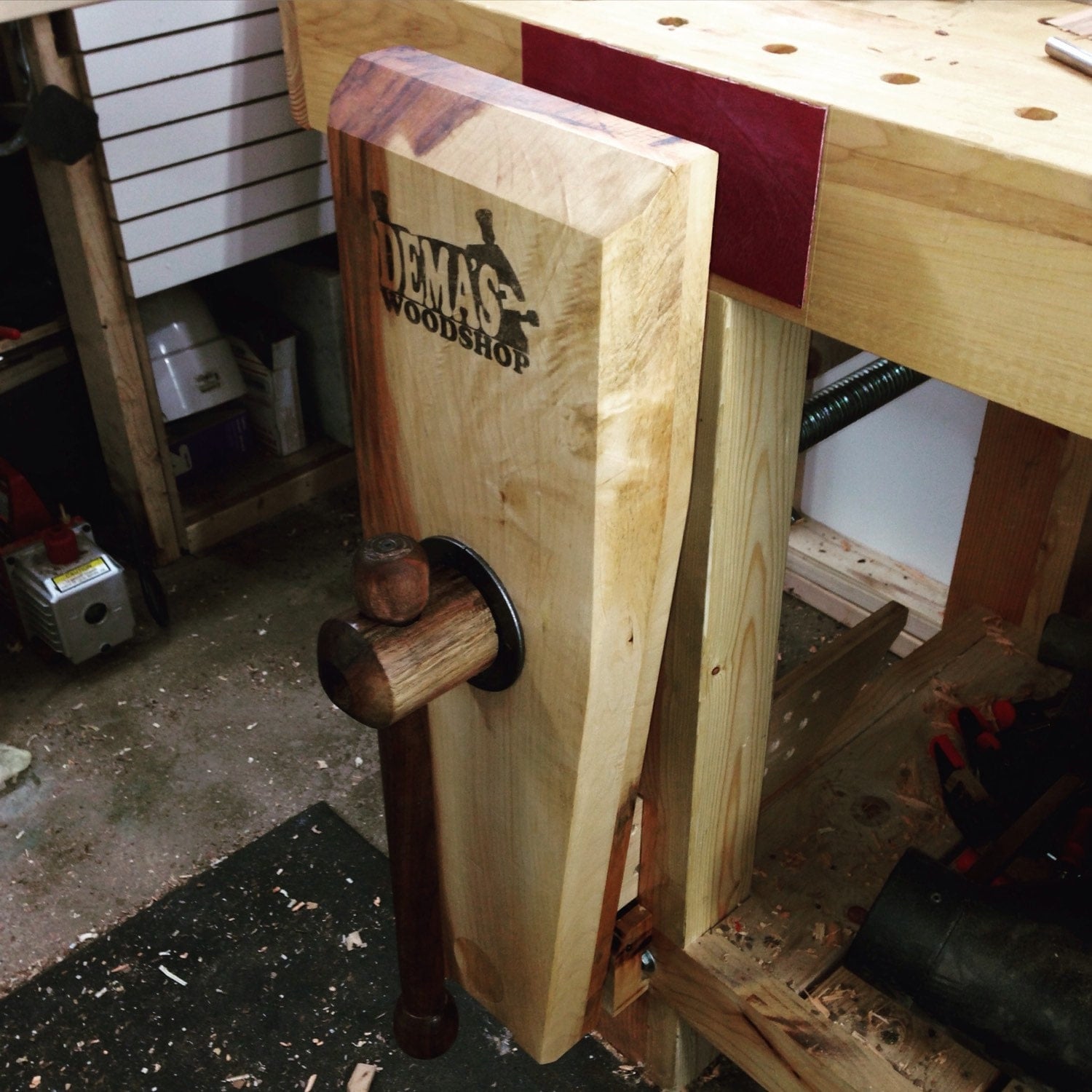 Leg vise screw hardware...