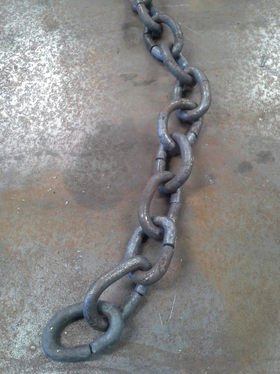 Items similar to Hand Forged Chain on Etsy