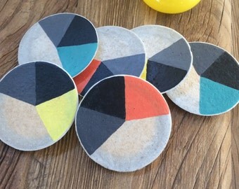 Cement coasters | Etsy