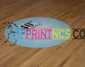 Dance floor decal | Etsy