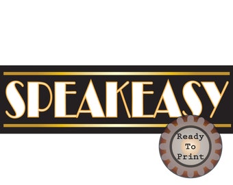 1920s speakeasy sign | Etsy