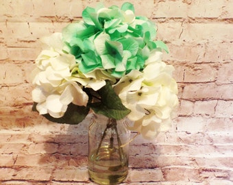 Unique teal hydrangea related items | Etsy