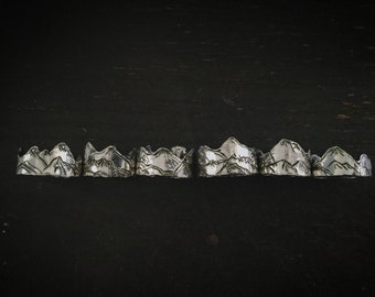 Mountain range ring | Etsy
