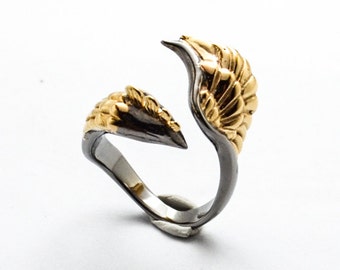 Rose Gold Phoenix RIng