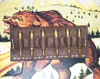 Leather shell holder | Etsy