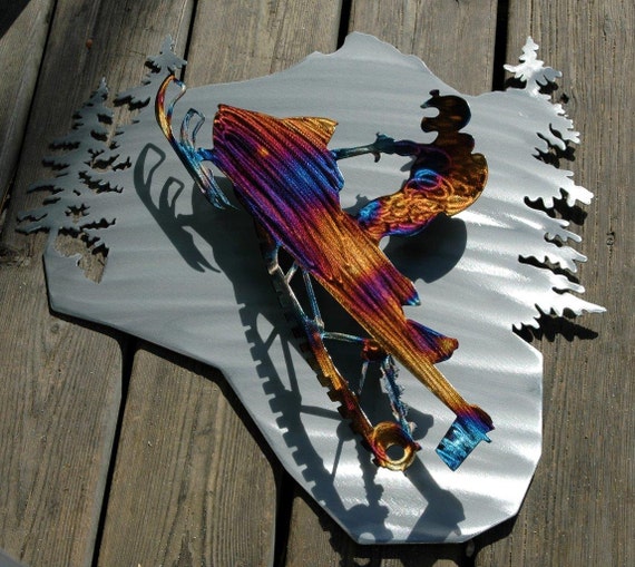 Man Cave Snowmobile Wall Art