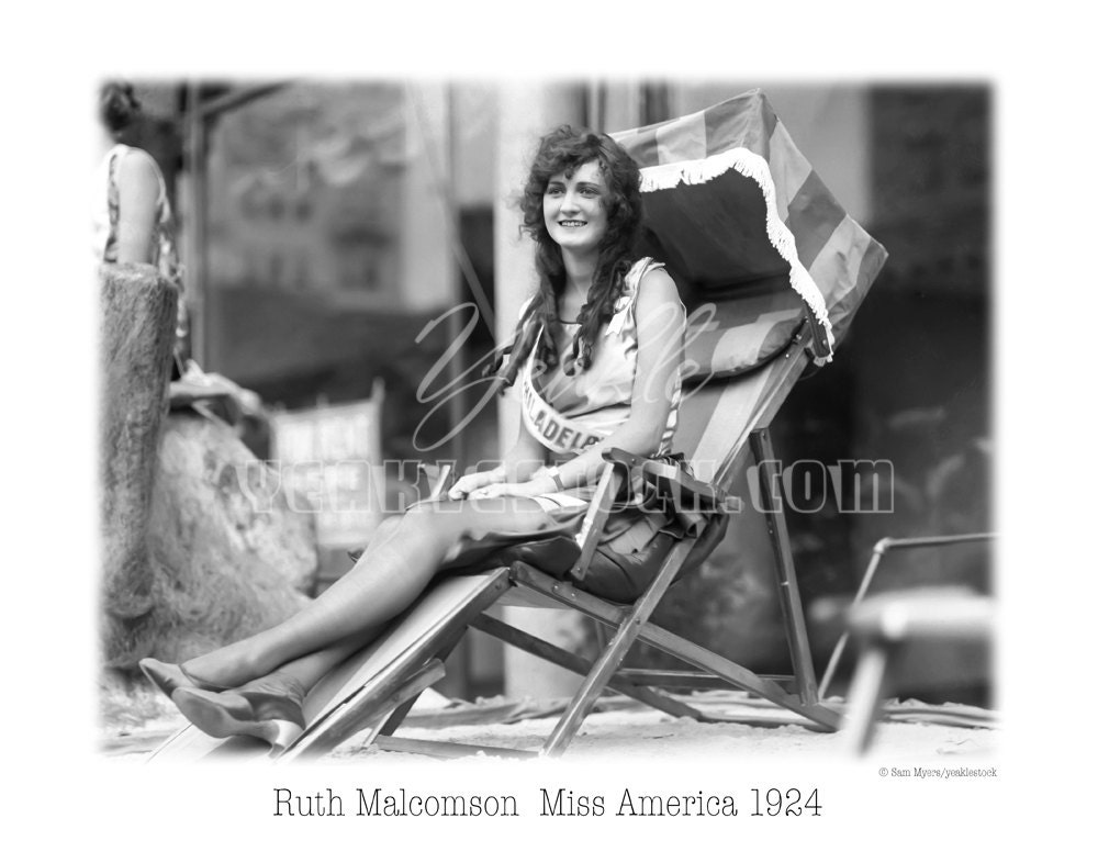 Ruth Malcomson Miss America 1924 Atlantic City by MikelYeaklePhoto