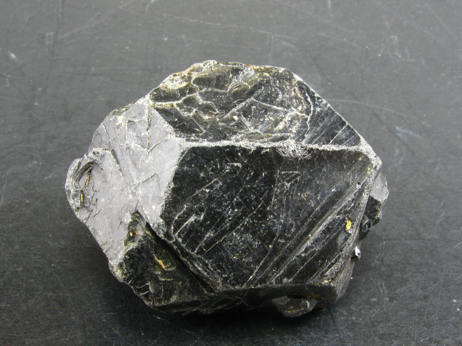 Black Melanite Andradite Garnet Crystal From Tanzania