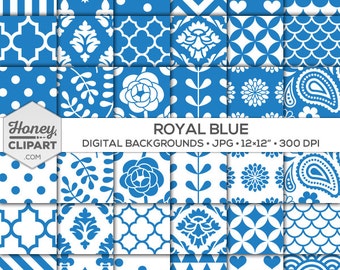 Royal blue backdrop | Etsy