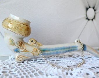 Porcelain pipe | Etsy