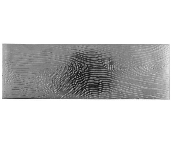Patterned Sterling Silver Sheet Wood Grain 2