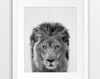 Lion print | Etsy
