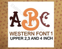 Unique western monogram related items | Etsy