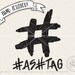 Hashtag SVG Cut File Hashtag Cutting File by TheSmudgeFactoryLLC